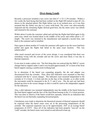 Over-hung Loads | PDF