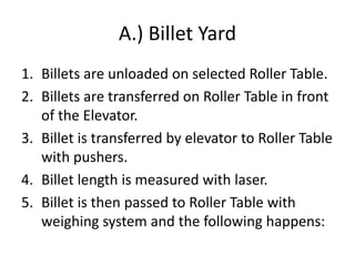 Overiew of a hot rolling steel mill | PPTX