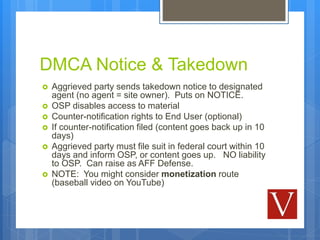 Overview of DMCA law | PPTX