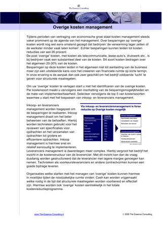 Overige Kosten Managment | PDF