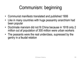 Overivew of chinese history | PPT
