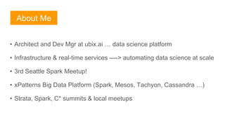 Overkill Analytics Seattle Spark Meetup | PPT