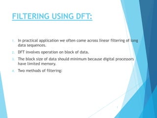 Overlap Add, Overlap Save(digital signal processing) | PPTX