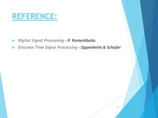 Overlap Add, Overlap Save(digital signal processing) | PPTX
