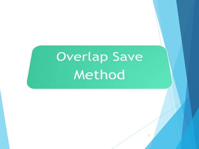 Overlap Add, Overlap Save(digital signal processing) | PPTX