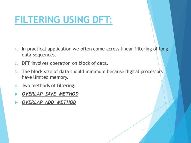 Overlap Add Overlap Savedigital Signal Processing