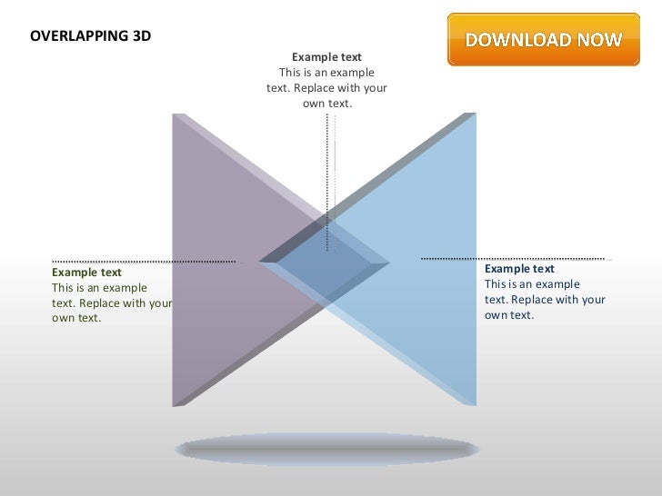 Overlapping 3D Shapes by Slideshop