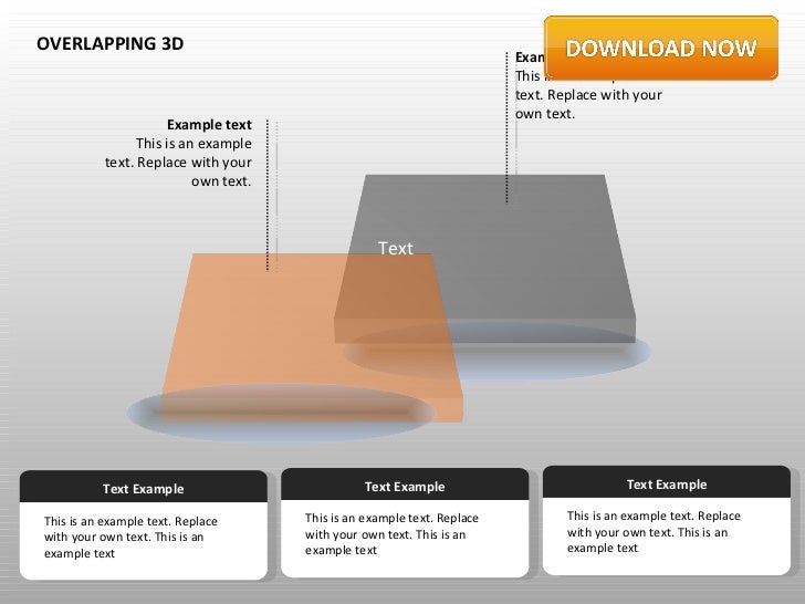 Overlapping 3D Shapes by Slideshop