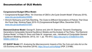 Overlapping Generations Model Roundtable Model Comparisons From a ...