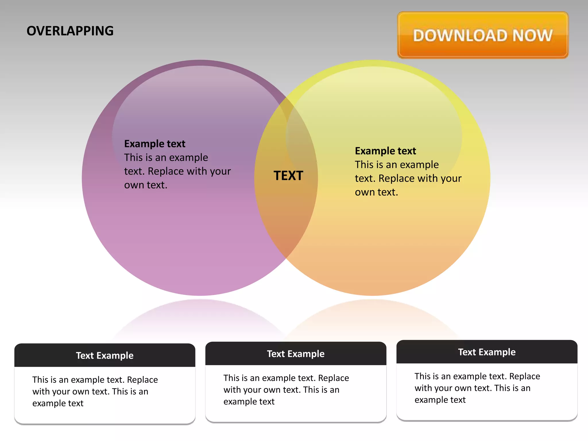 Overlapping Shapes by Slideshop | PPT