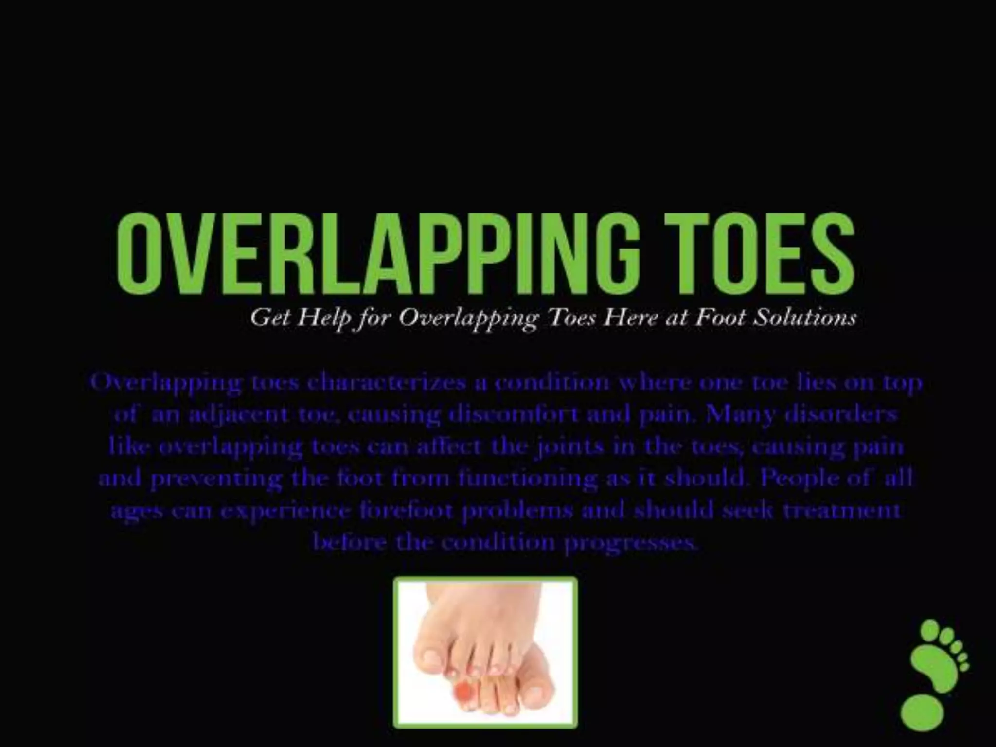 Overlapping toes | PPTX