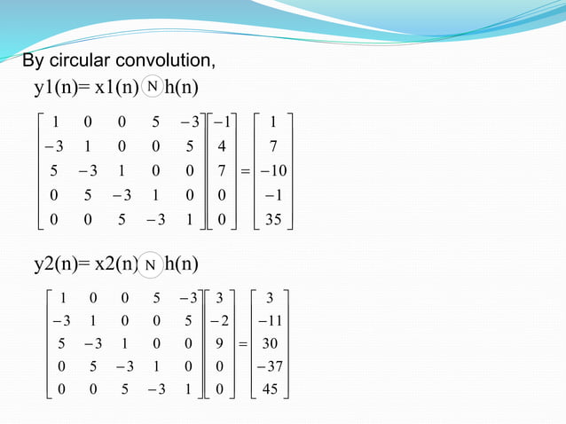 Overlap save method and overlap add method in dsp | PPTX | Technology & Computing