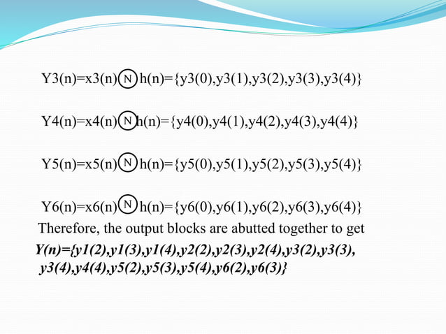 Overlap Save Method And Overlap Add Method In Dsp Pptx Technology And Computing