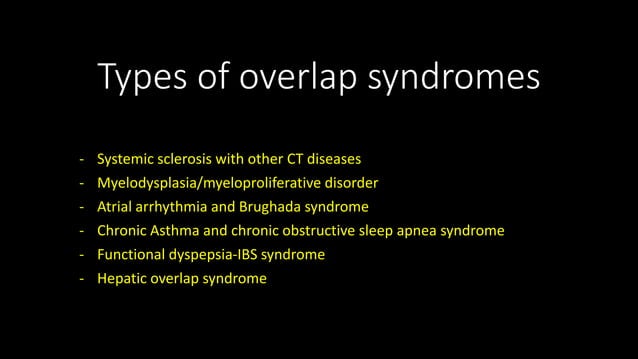 Overlap syndrome | PPTX