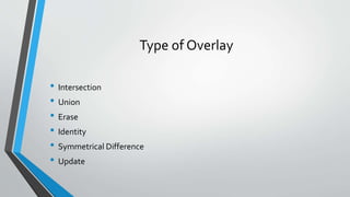 Arc GIS Overlay Functions | PPT
