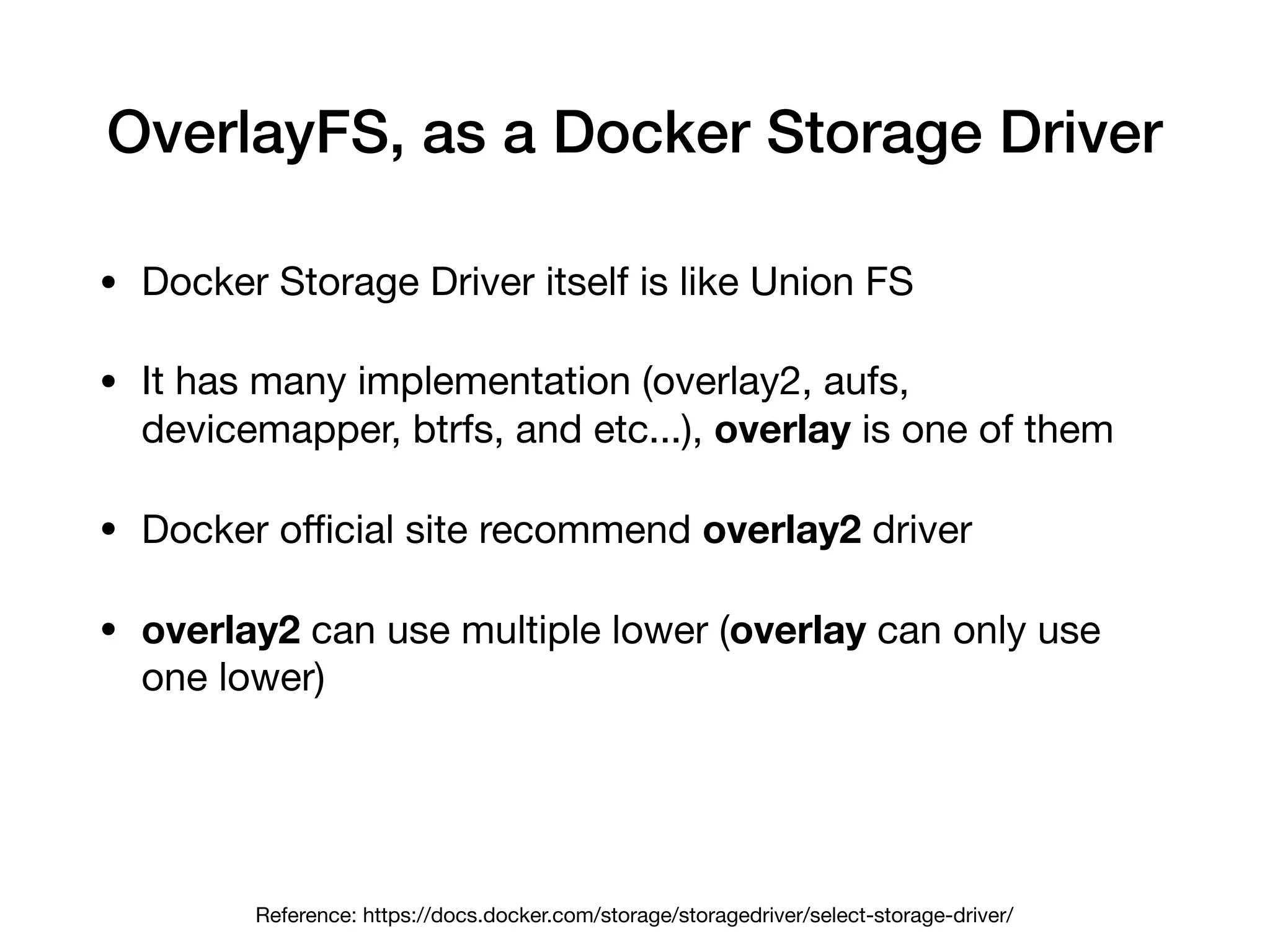 OverlayFS as a Docker Storage Driver | PDF | Operating Systems | Computer Software and Applications