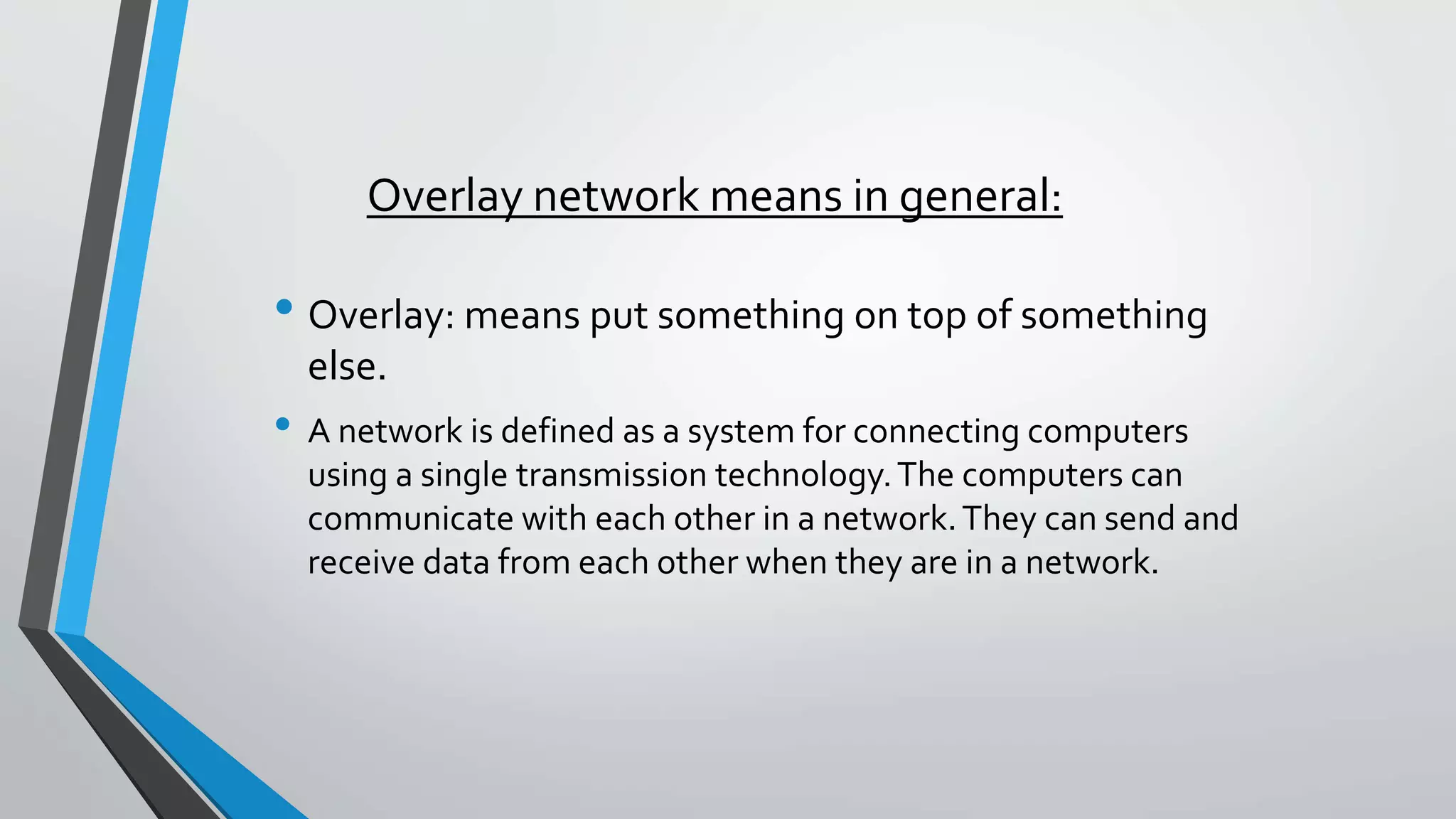 Overlay network | PPTX