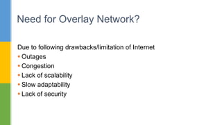 Overlay Network Overview | PPTX