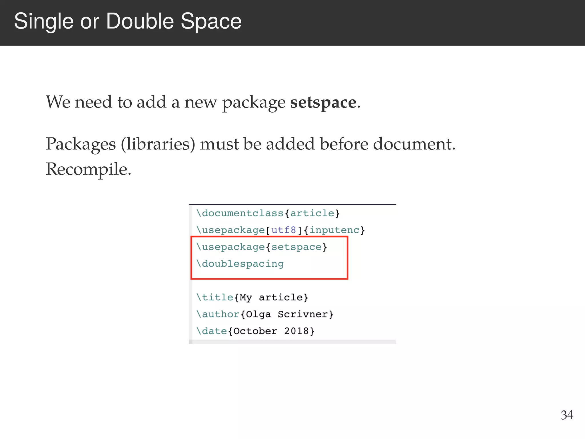 Introduction to Overleaf Workshop | PPT