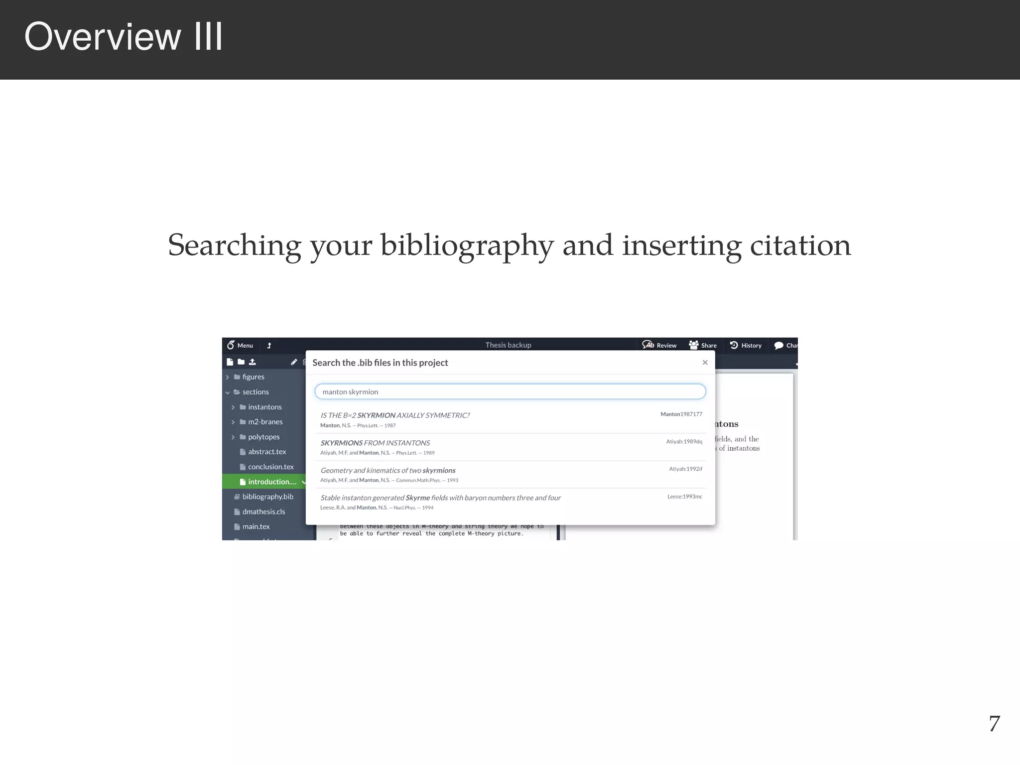 Introduction to Overleaf Workshop | PPT