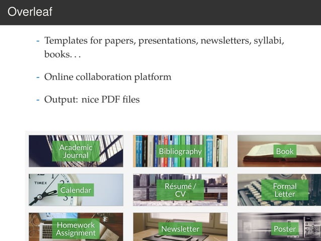 Introduction to Overleaf Workshop | PDF | Desktop Publishing | Computer Software and Applications