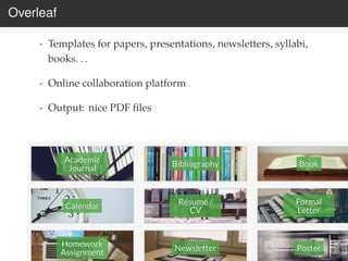 Introduction to Overleaf Workshop | PPT