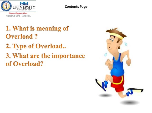 Over load in Sports | PPTX | Nutrition | Healthy Living