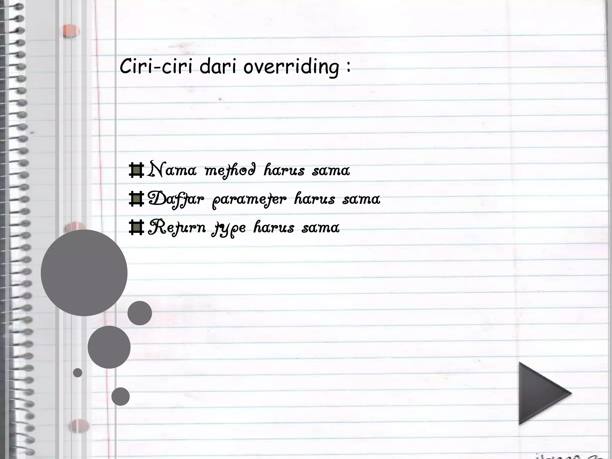 Overload and override | PPTX