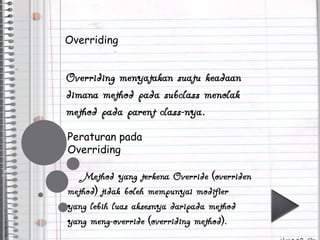 Overload and override | PPTX