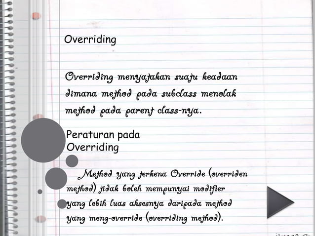 Overload and override | PPTX