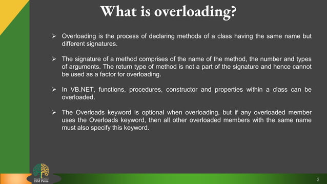 Overloading | PPT