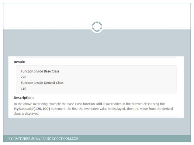 Overloading and overriding in vb.net