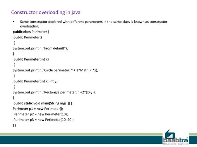 Overloadingmethod | PPTX | Programming Languages | Computing