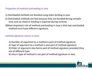 Overloadingmethod | PPTX | Programming Languages | Computing