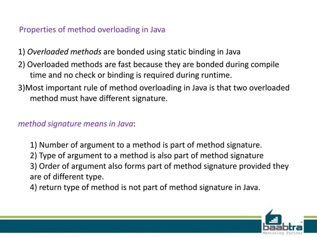 Overloadingmethod | PPTX | Programming Languages | Computing