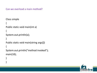 Overloadingmethod | PPT
