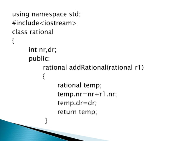 Overloading of io stream operators | PPT