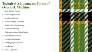 Overlock sewing machine | PPTX