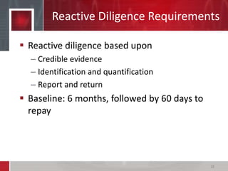 60-Day Overpayment Reporting Final Rule – The Rule of Six: Part II | PPTX