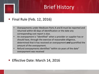 60-Day Overpayment Reporting Final Rule – The Rule of Six: Part II | PPTX