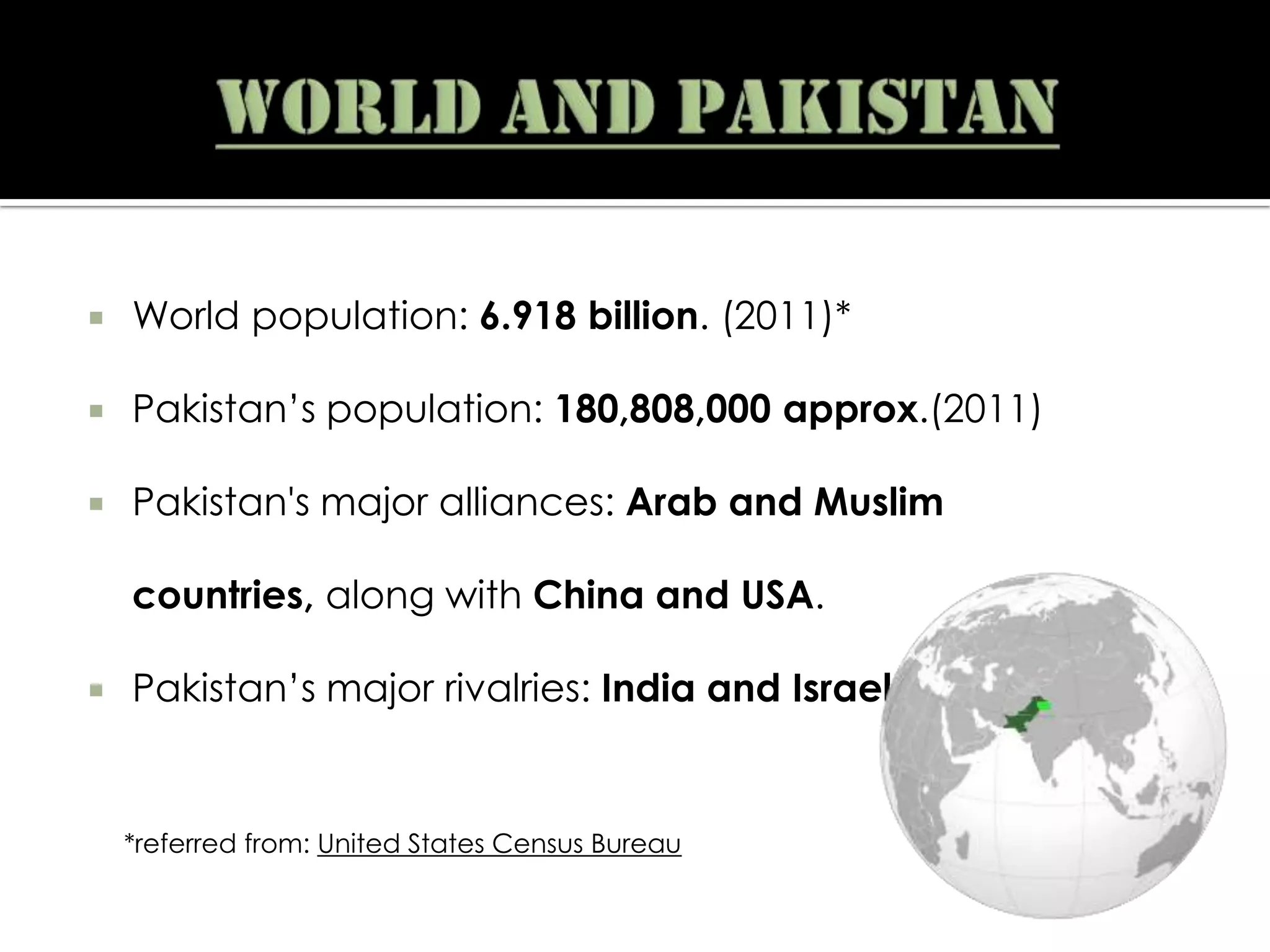Overpopulation in Pakistan (Contemporary Issues) -ZK | PPTX | Medical ...