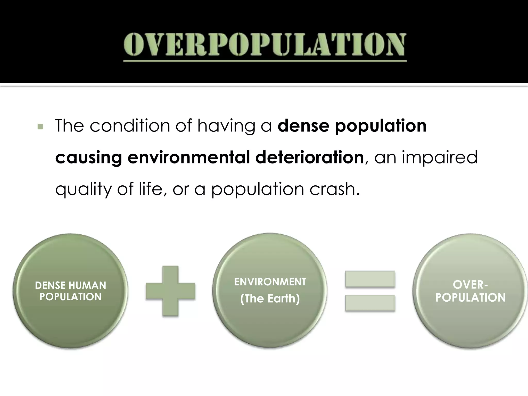 Overpopulation in Pakistan (Contemporary Issues) -ZK | PPTX | Medical ...