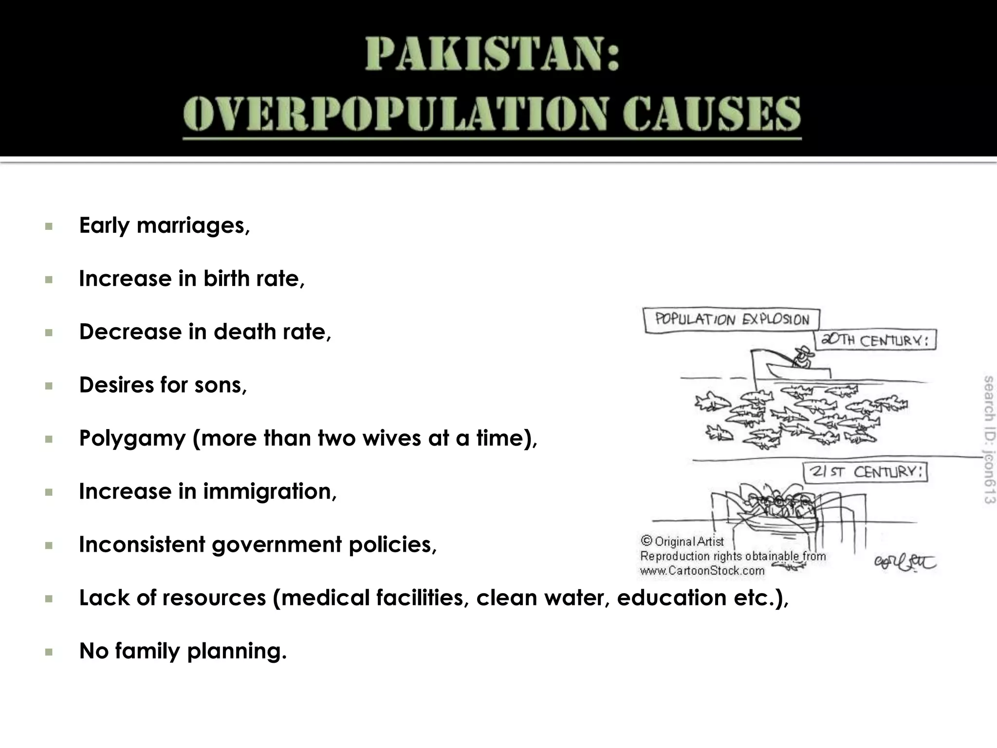 Overpopulation in Pakistan (Contemporary Issues) -ZK | PPTX | Medical ...