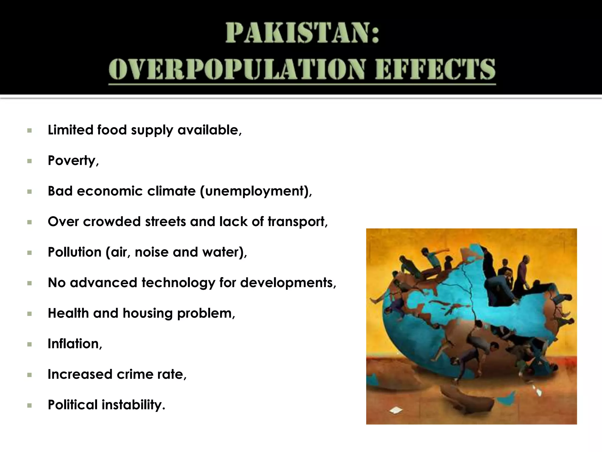 Overpopulation in Pakistan (Contemporary Issues) -ZK | PPTX | Medical ...