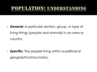 Overpopulation in Pakistan (Contemporary Issues) -ZK | PPTX | Medical ...