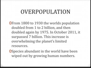 Overpopulation | PPT