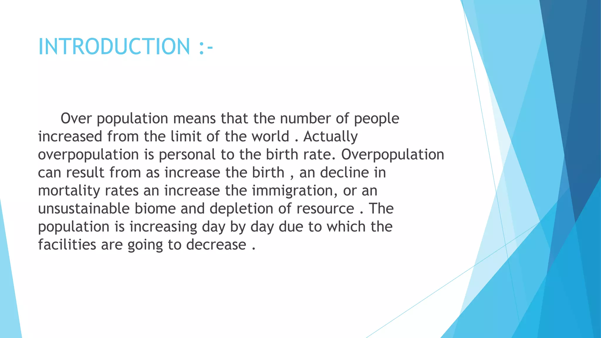 Overpopulation | PPTX