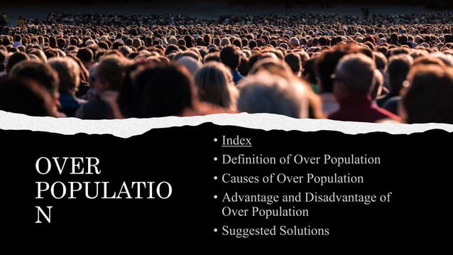 Over population | PPTX | Environment | Science