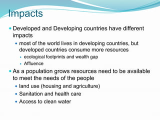 over population in environmental geology | PPT