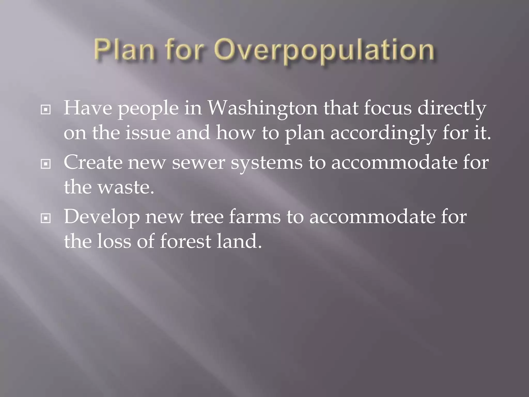 Overpopulation power point | PPT